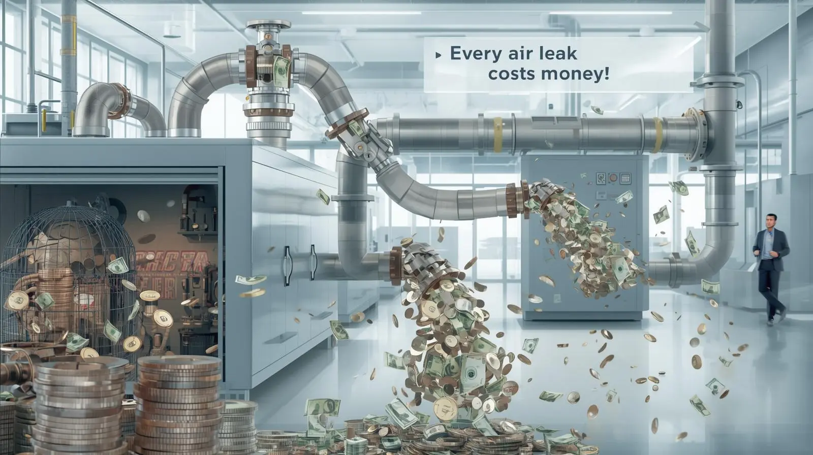 Compressed Air Leaks: Why They Cost More Than You Think (And How to ...
